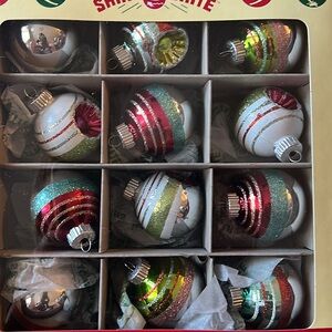 Christopher Radko | Holiday | Nib Christopher Radko Box Of 2 Shiny ...